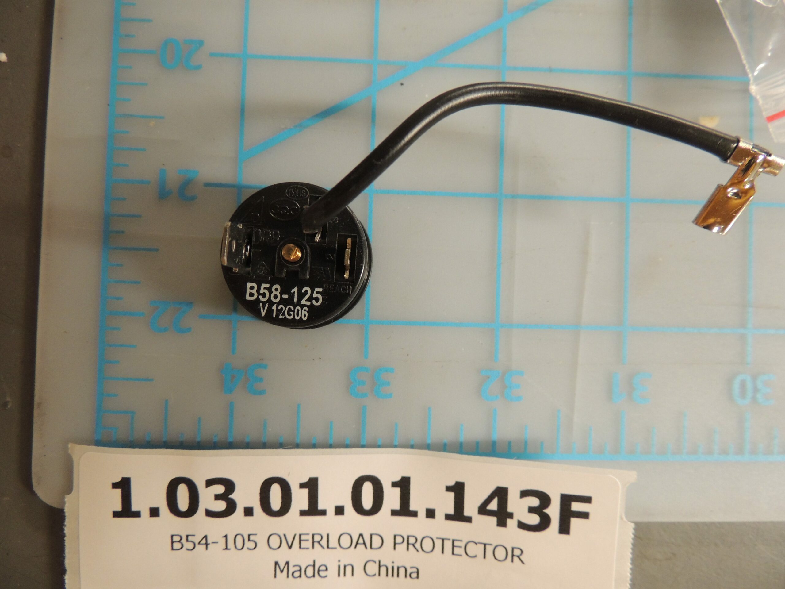 B54-105 OVERLOAD PROTECTOR – Danby Appliance Parts