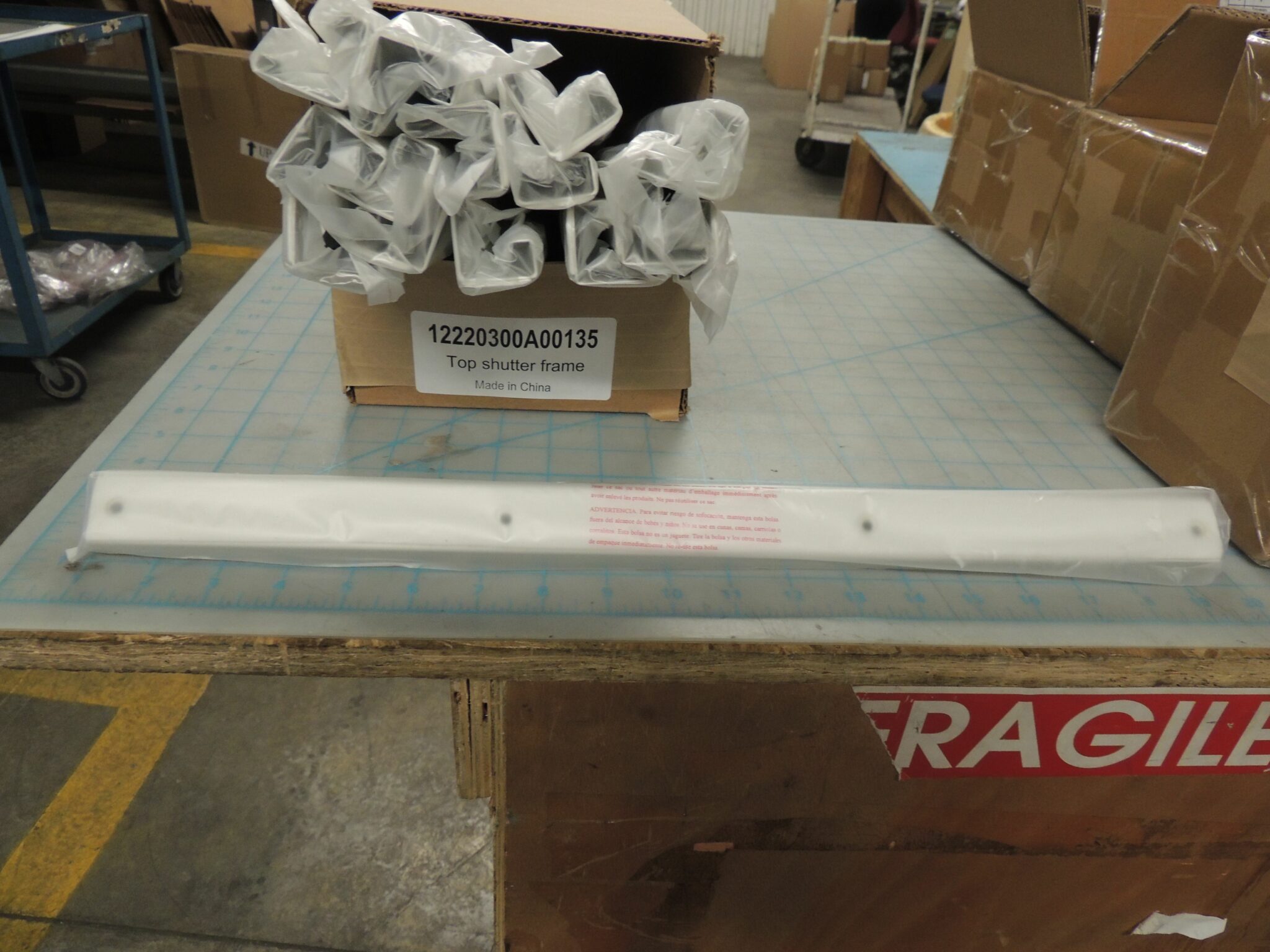 Upper Shutter Frame Assembly – Danby Appliance Parts
