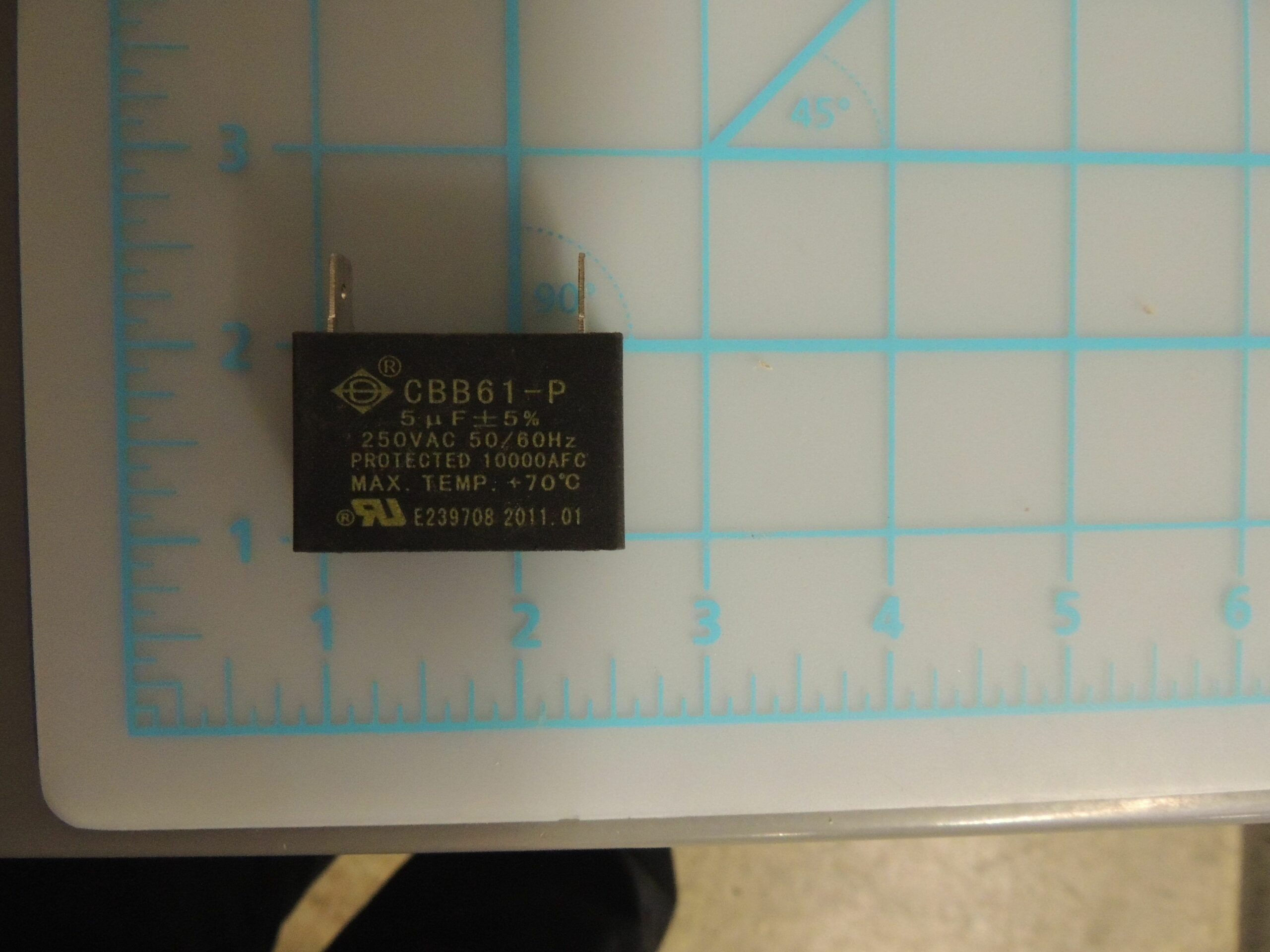 DDR FAN CAPACITOR (5uF/250V) – Danby Appliance Parts