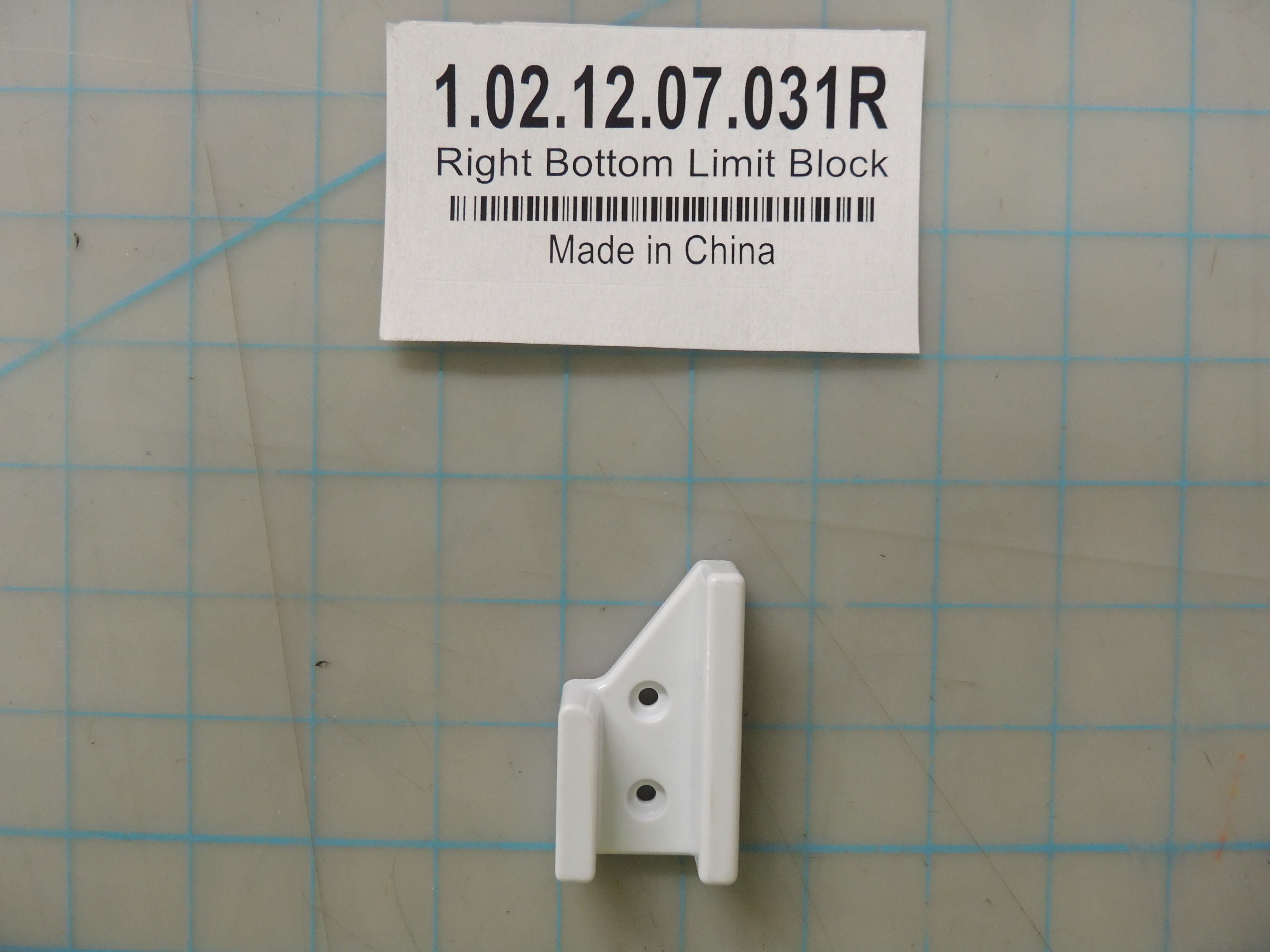 Right Bottom Limit Block – Danby Appliance Parts