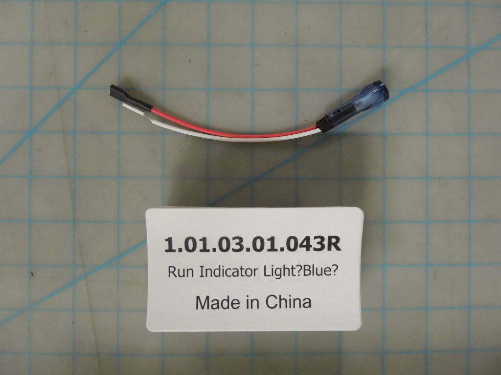 Run Indicator Light?Blue? – Danby Appliance Parts