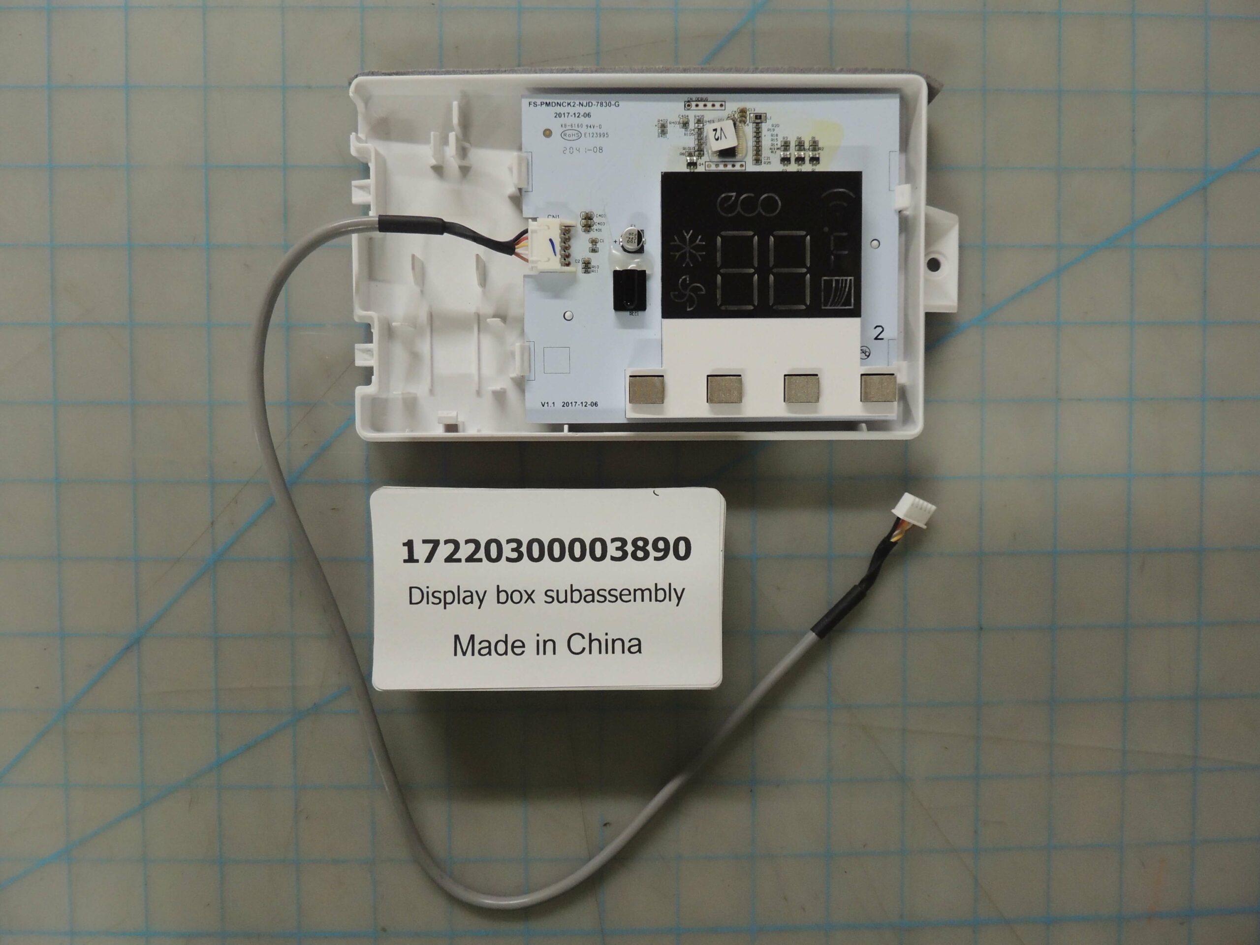 Display box subassembly – Danby Appliance Parts