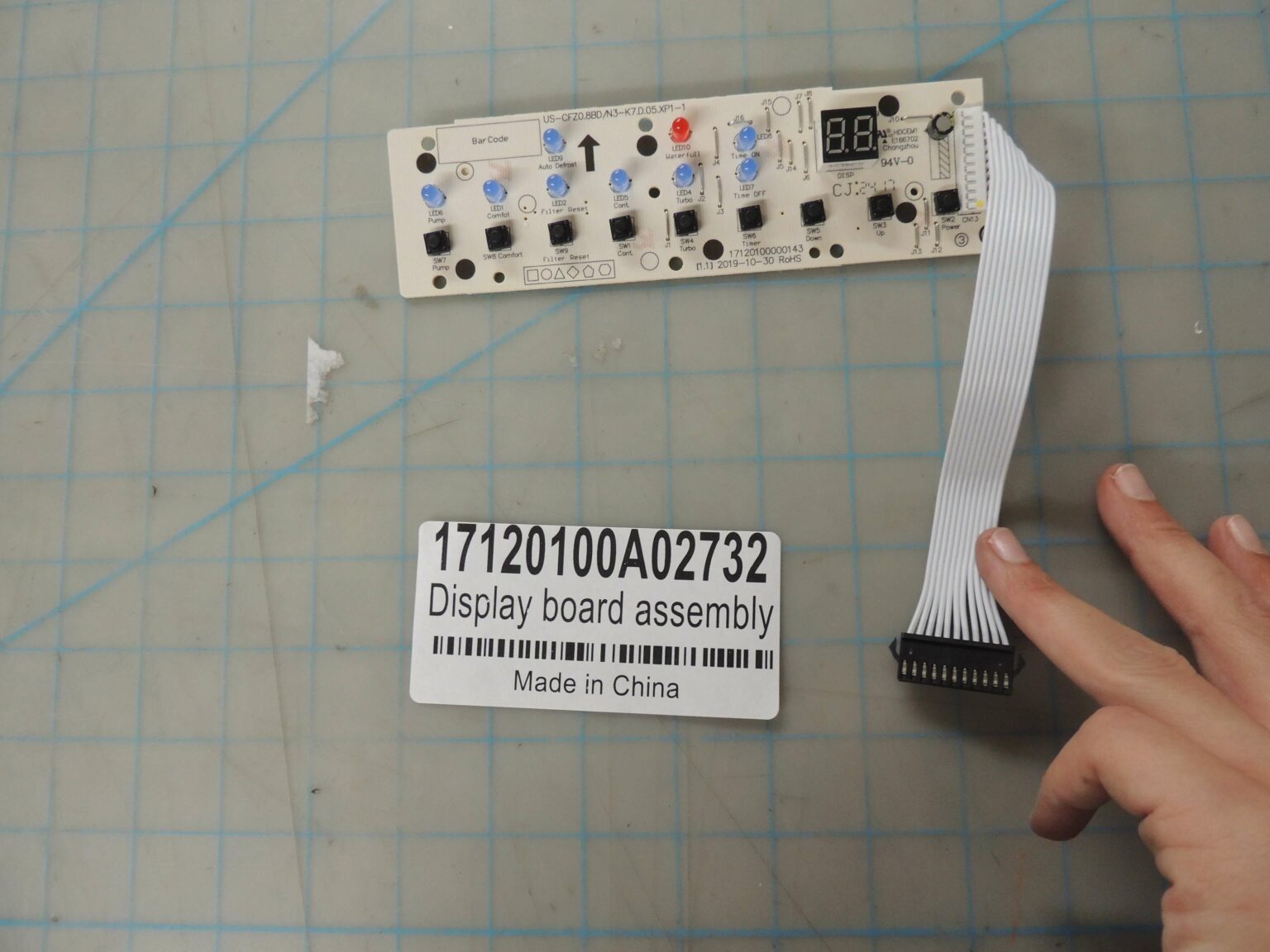 Display board assembly – Danby Appliance Parts